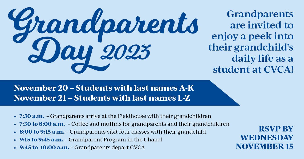 Grandparents Day - Cuyahoga Valley Christian Academy